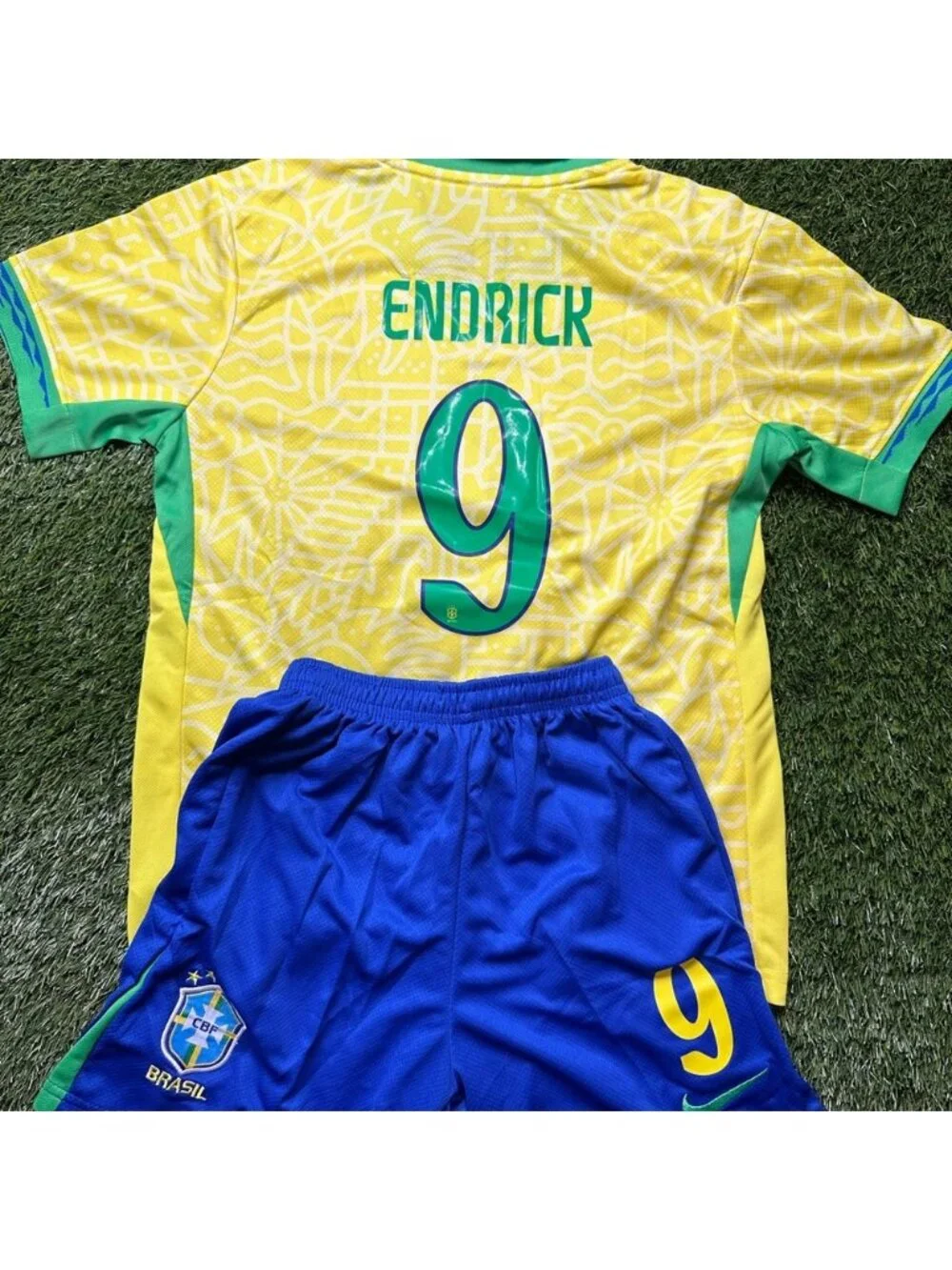 Shirts & Tops | Brazil Endrick Soccer Jersey Kit | Poshmark